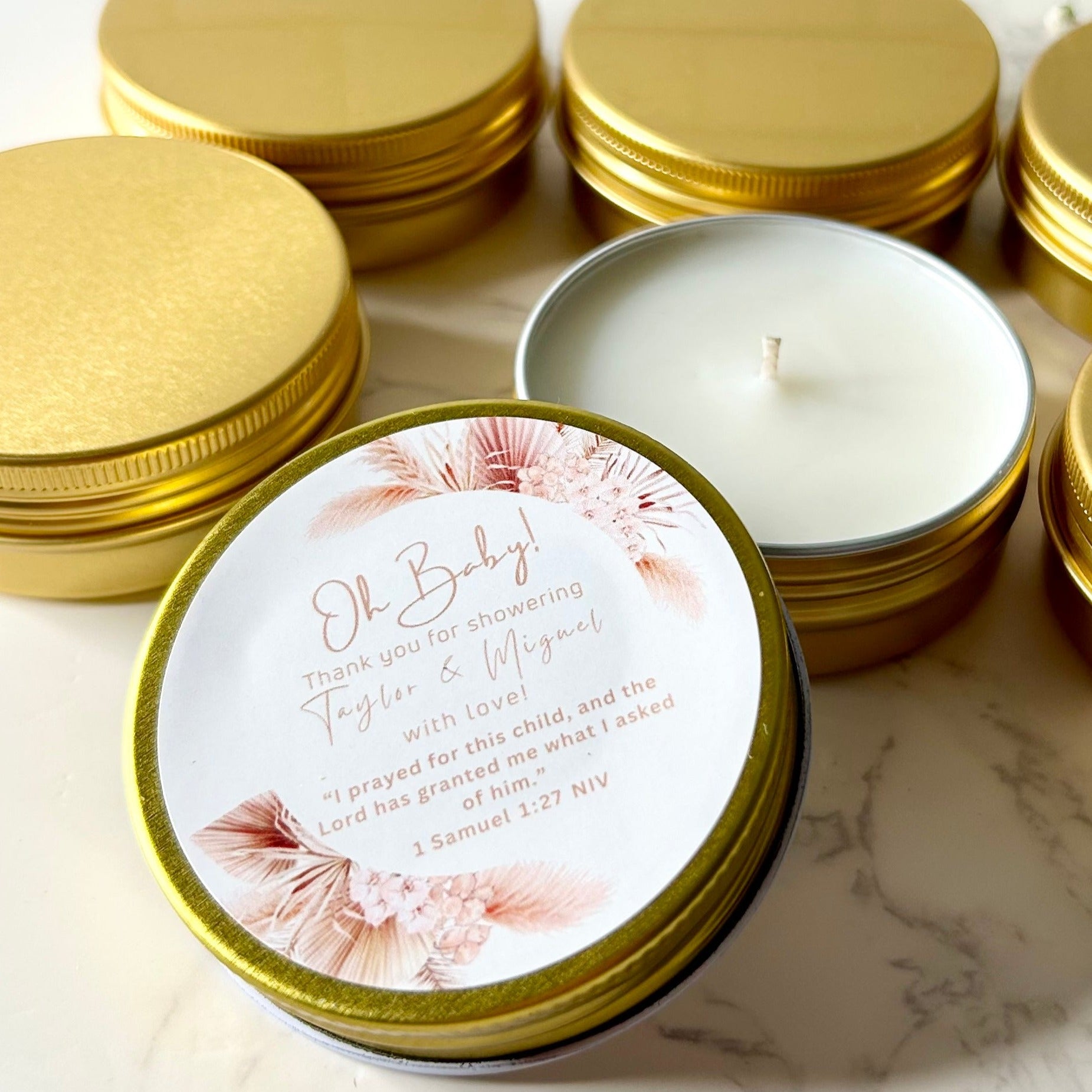 Candle Favors Tins – Soul Rest Candle Co.